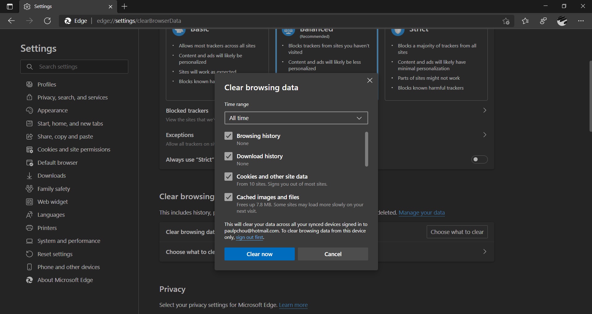 Edge automatically reopens after clearing browsing history - Microsoft Q&A
