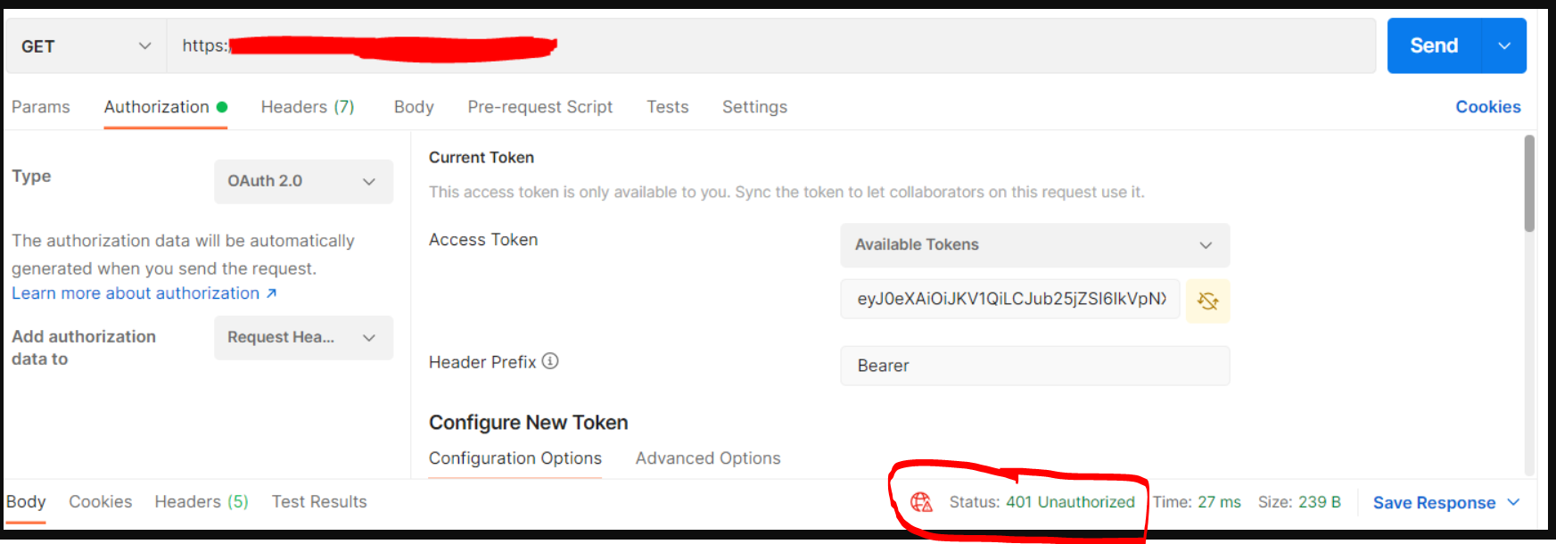 Cannot Authenticate Postman To Use Web Api Configure With Azure Ad Authentication Microsoft Qanda