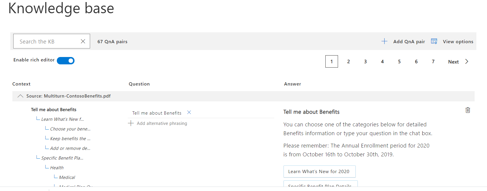 How To Upload A File To Qna Maker Knowledge Base Using Api Microsoft Qanda