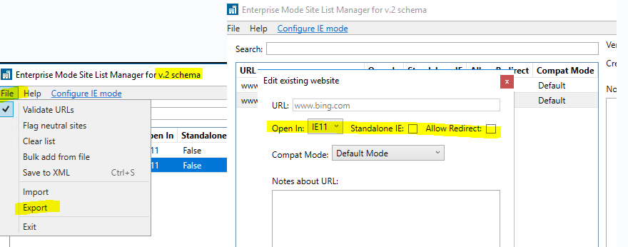 Edge In Ie11 Compatibility Mode Microsoft Qanda
