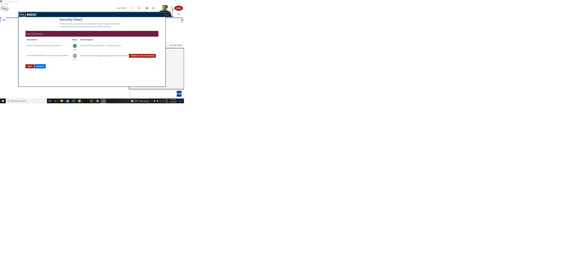 AZ-900 not able to attend exam because of PSI secure browser issue ...