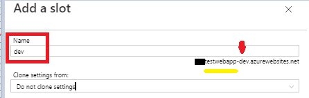 Can we change the App Service Slot name to be included as prefix as ...