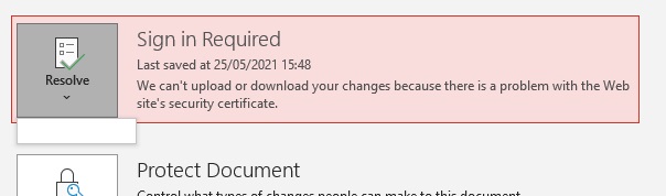 Office 365 Desktop Apps error when trying to load/save files from Onedrive/Sharepoint ...