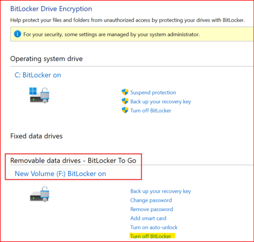 Don't know BitLocker key for bought SSD - Microsoft Q&A