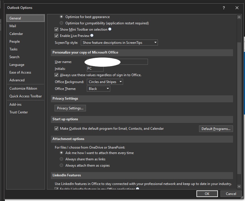 Office 365 : Dark mode toggle button not available - Microsoft Q&A