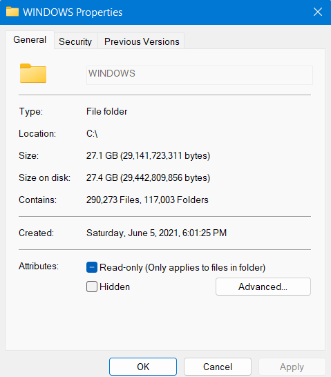 Suspicious "WINDOWS" file found - Microsoft Q&A
