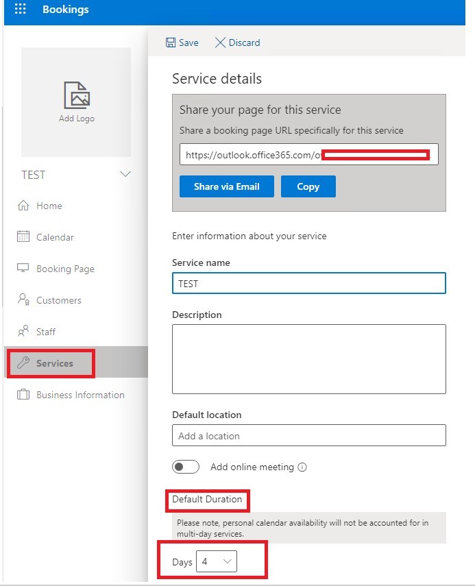 Bookings Application: multiple-day events not working - Microsoft Q&A