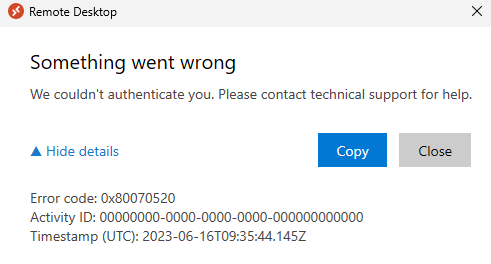 Running Remote Desktop client as a different user Runas - Microsoft Q&A