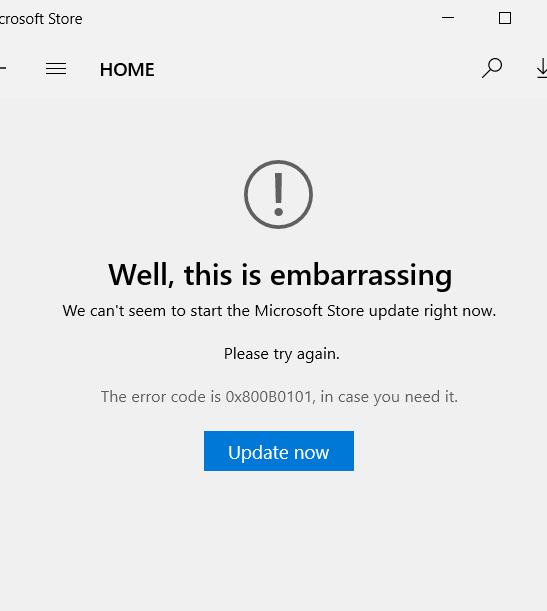 help i somehow installed old microsoft store and i cant update it ...
