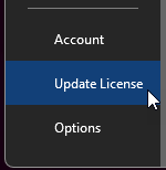 Office365 New "Update License" Option Appears (asking credential ...