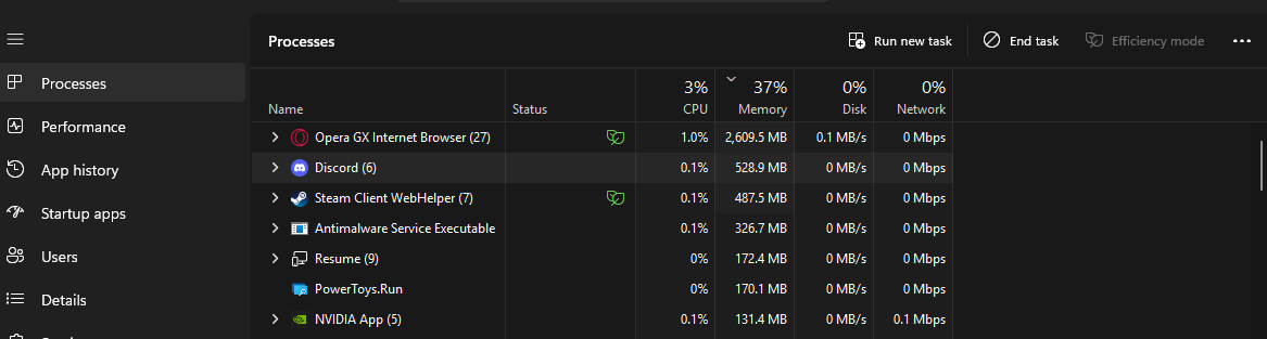 Antimalware Service Executable and Resume Using a lot of Memory ...