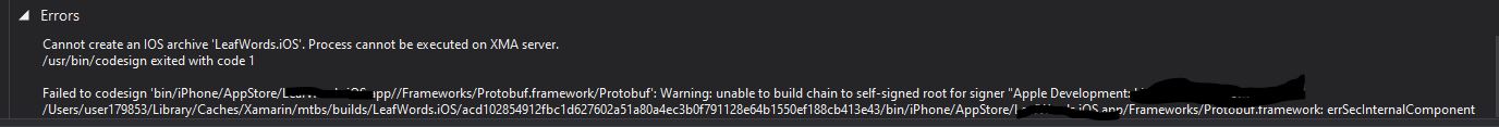 archive for Publishing Xamarin IOS App from Visual studio windows does ... archive for Publishing Xamarin IOS App from Visual studio windows does ...
