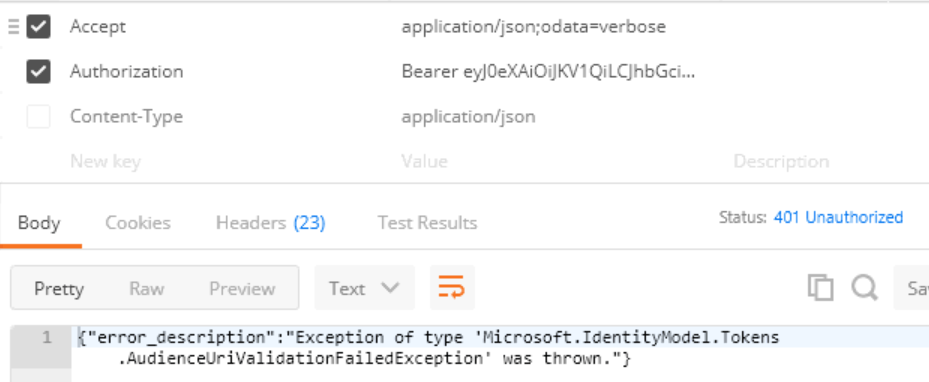 Access SharePoint Online using Postman - Microsoft Q&A