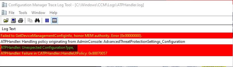 Microsoft Defender for Endpoint Onboarding with MEM ConfigMgr issue ...