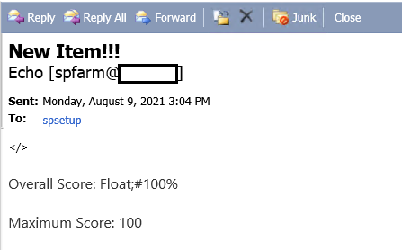 Calculated Parameter Format in Email Workflow - Microsoft Q&A