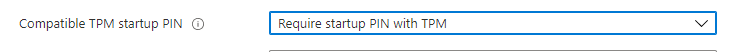 Bitlocker Pin via Intune - Microsoft Q&A
