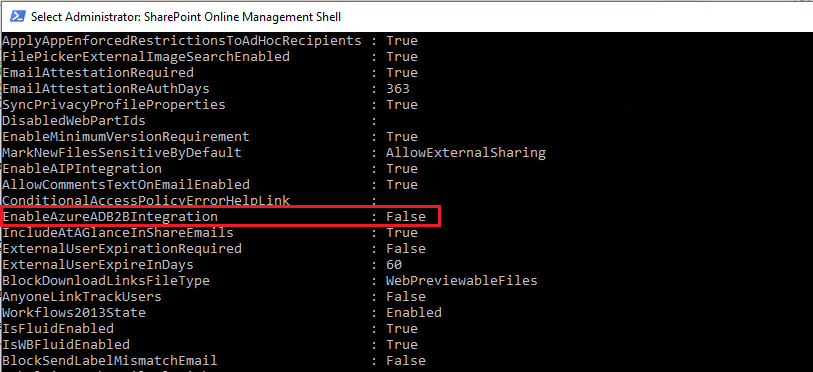 EnableAzureADB2BIntegration setting question! - Microsoft Q&A