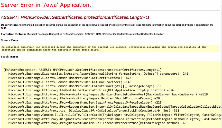 Exchange 2013 OWA and ECP not work after install the patch KB5004778 ...