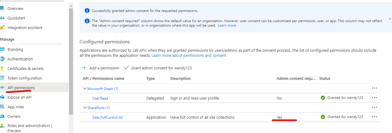 Granting Access Via Azure Ad App Only Error Microsoft Qanda