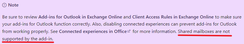 Share to teams function does not work using shared mailbox - Microsoft Q&A Share to teams function does not work using shared mailbox - Microsoft Q&A