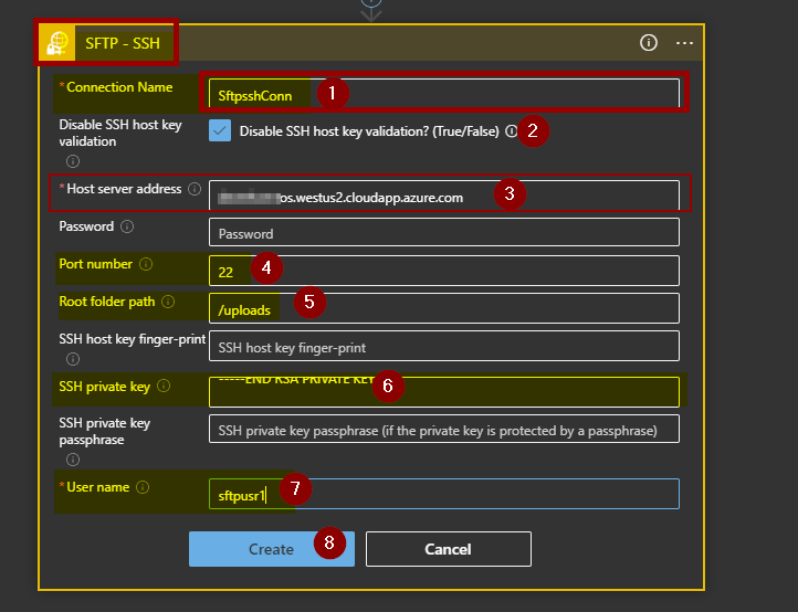 Logic App Sftp Ssh Connector Not Working With Adobe Sftp Microsoft Qanda