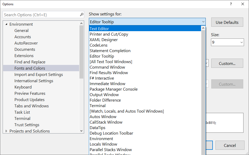 Visual Studio How To Enlarge Font Size Of Function Info When I Hover visual-studio-how-to-enlarge-font-size-of-function-info-when-i-hover