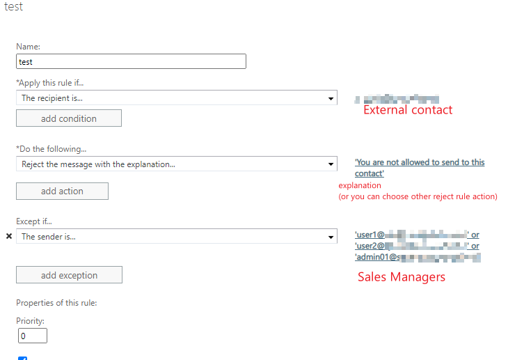 O365 - Contacts - restricting 'who' can send msg to them - Microsoft Q&A