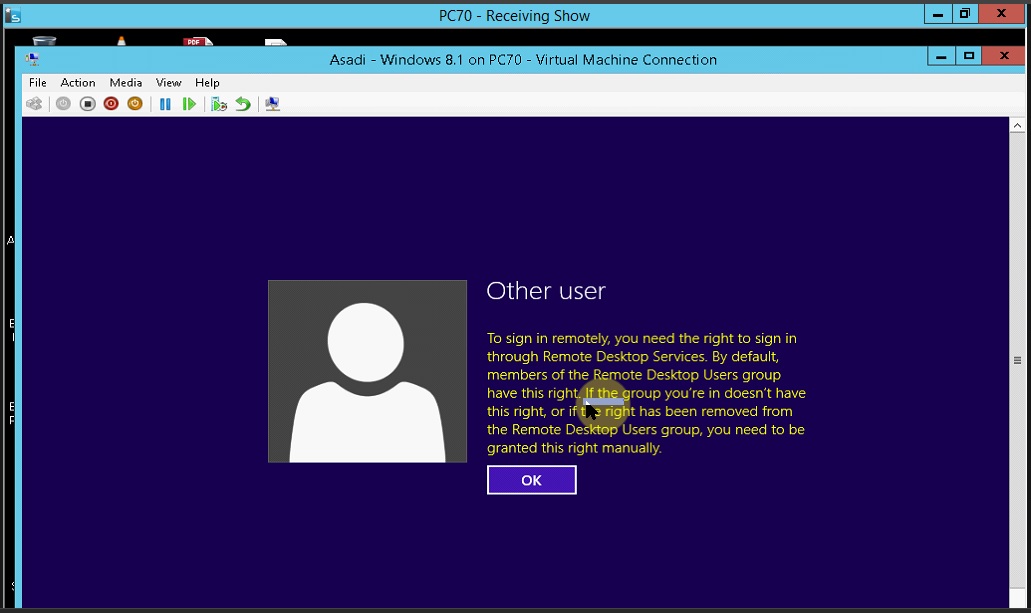 windows 8.1 client first login to DC - Microsoft Q&A