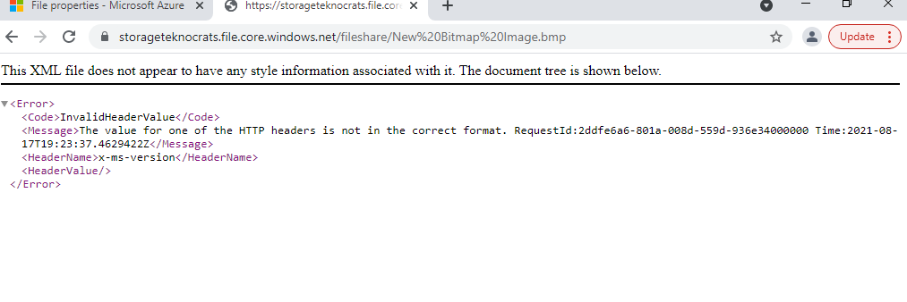 storage web access - Microsoft Q&A