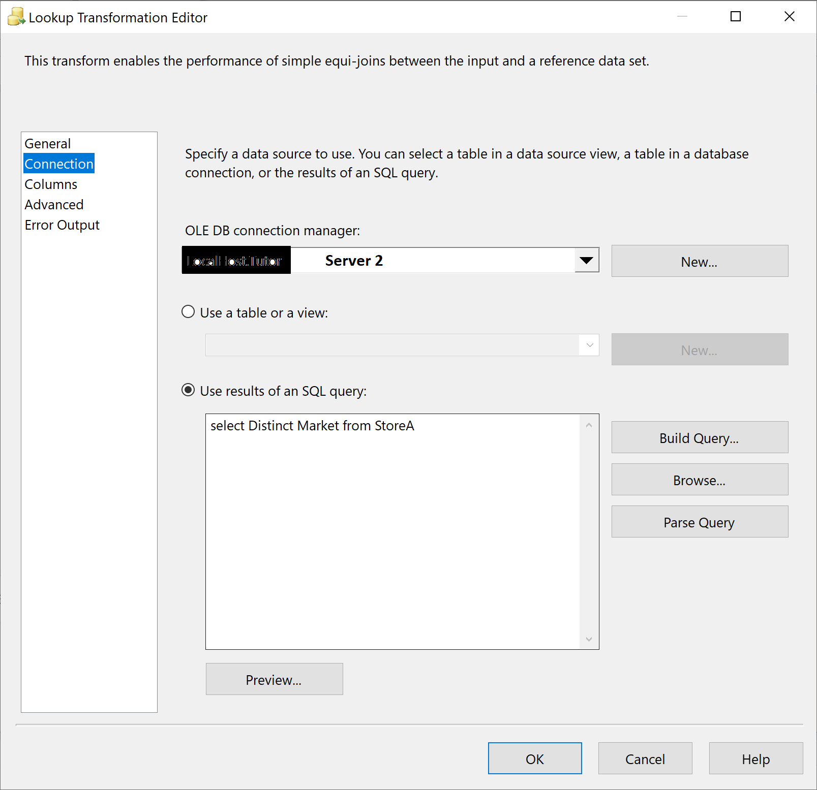 Invalid character value for cast specification in OLEDB command ... Invalid character value for cast specification in OLEDB command ...