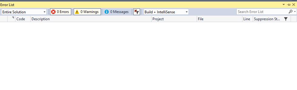Visual Sdudio 2017 Professional failed to build but no errors ... Visual Sdudio 2017 Professional failed to build but no errors ...