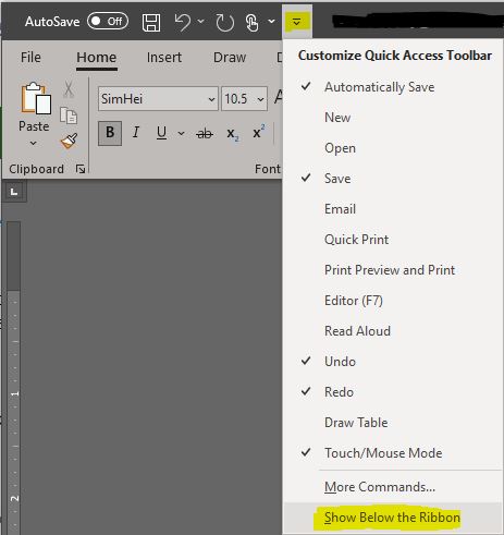 Save your document to OneDrive titlebar dropdown added to Word and Excel - Microsoft Q&A