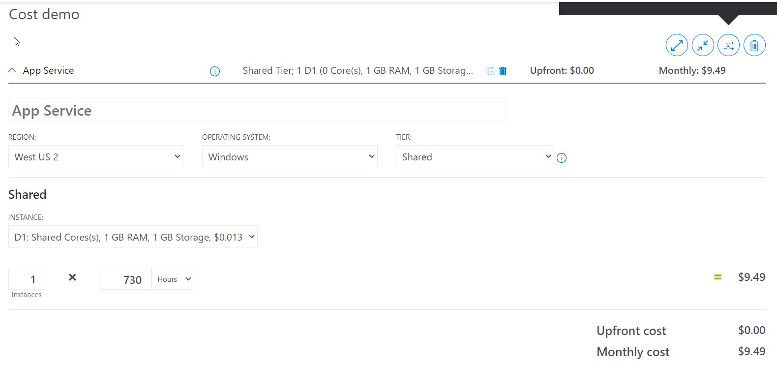 Pricing for web application - Microsoft Q&A