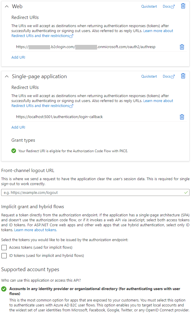 B2c Authenticated Azure Function Returns 401 Unauthorized Microsoft Qanda