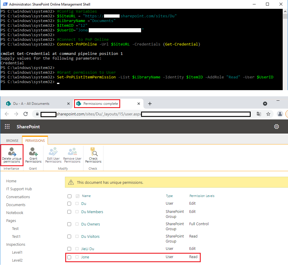 What PowerShell command/script can give a user direct permission to a ... What PowerShell command/script can give a user direct permission to a ...