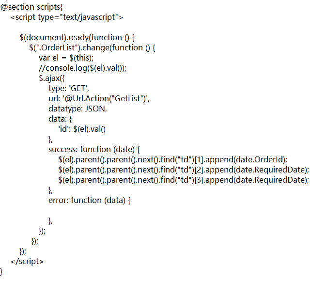 Aspnet Mvc Table Collapse And Jsonresult Populate Microsoft Qanda