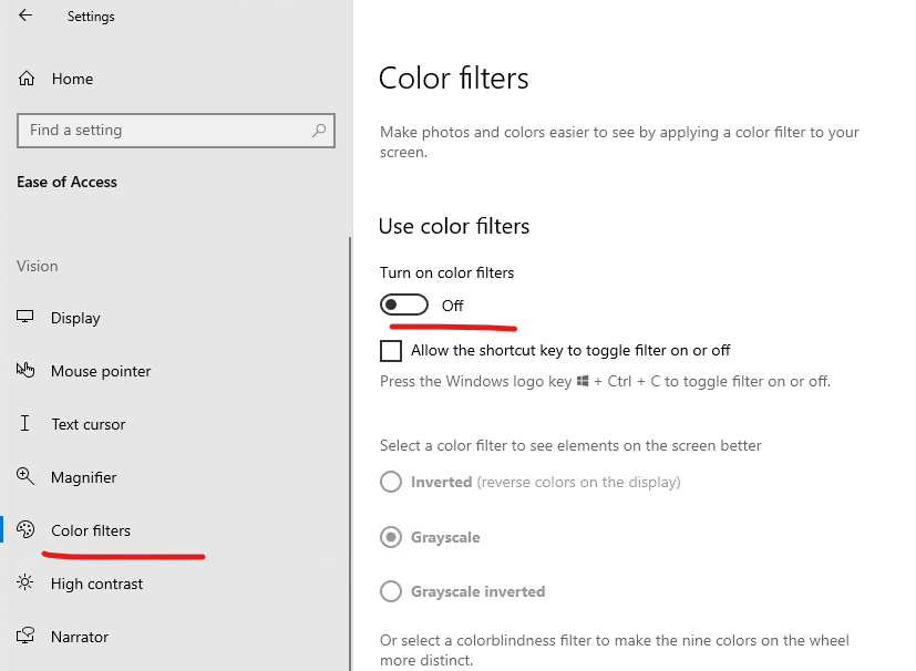 how do i get my screen to go back to color it has gone to black and ...