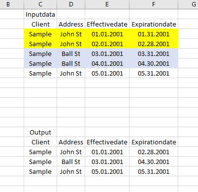 Merge Records based on dates - Microsoft Q&A