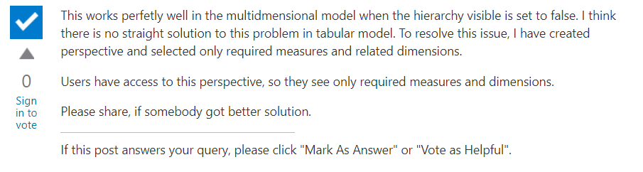 How to apply role for KPIs on SSAS Tabular Model - Microsoft Q&A
