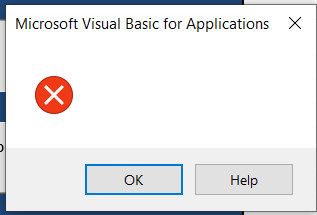 excel 2019 macro error - Microsoft Q&A