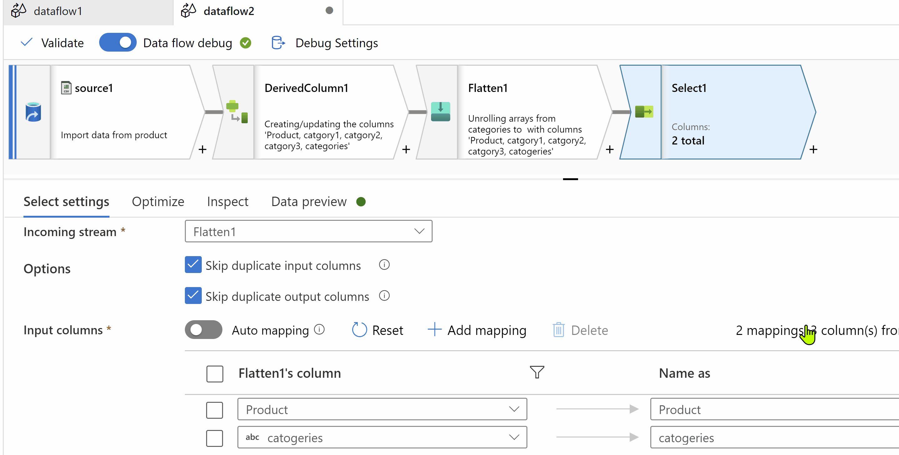 Azure Data Factory Derived Column Question Microsoft Qanda