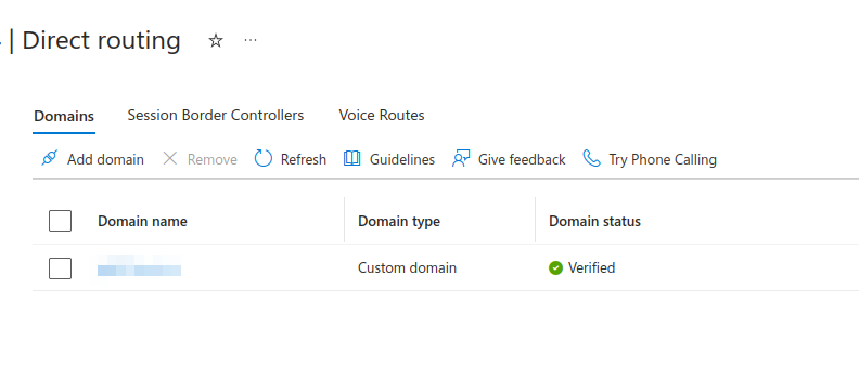 Unable to receive a call via Azure Direct Routing - Microsoft Q&A