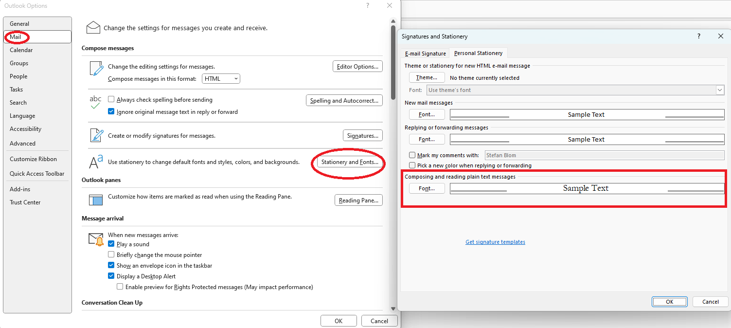 Reverting Aptos +body/+headings font back to Calibri, or using any other font - Microsoft Q&A