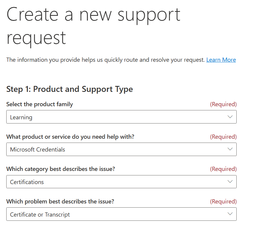 Microsoft Advanced Educator Certificate not received - Microsoft Q&A