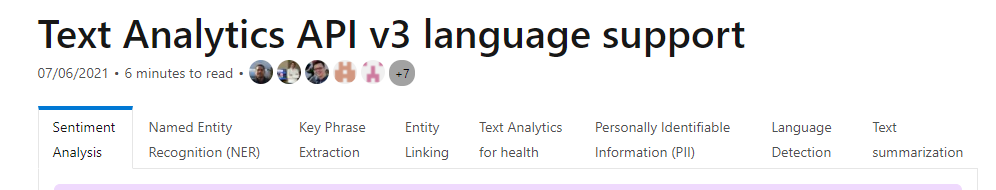 Text analytics in Finnish - Microsoft Q&A