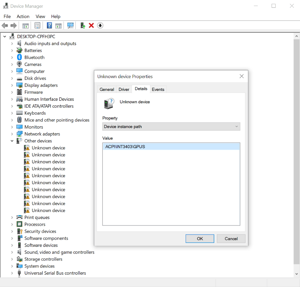 Unknown devices in device manager after reinstalling the windows ...