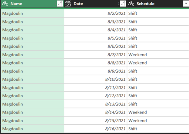 Excel Power Query Adding Missing Dates To A Table Microsoft Qanda