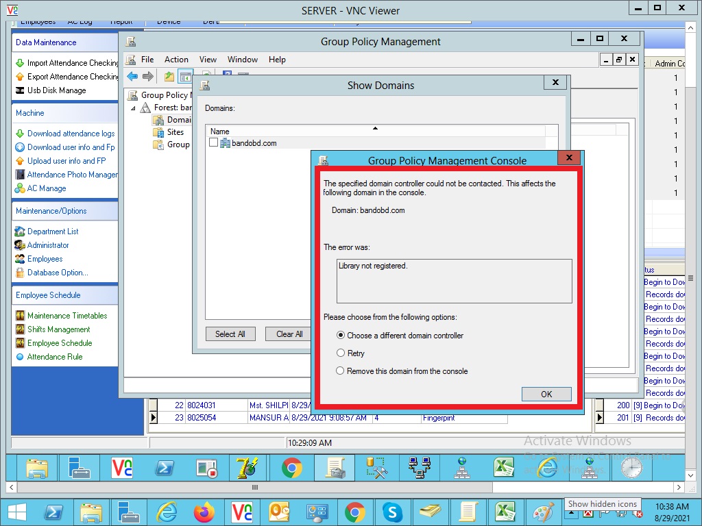 library was not registered - Microsoft Q&A