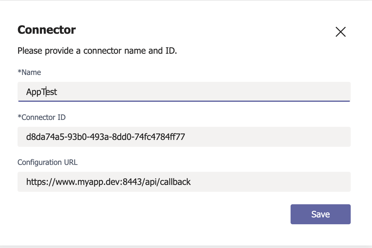 Testing an Office 365 Connector in Teams with localhost urls ...
