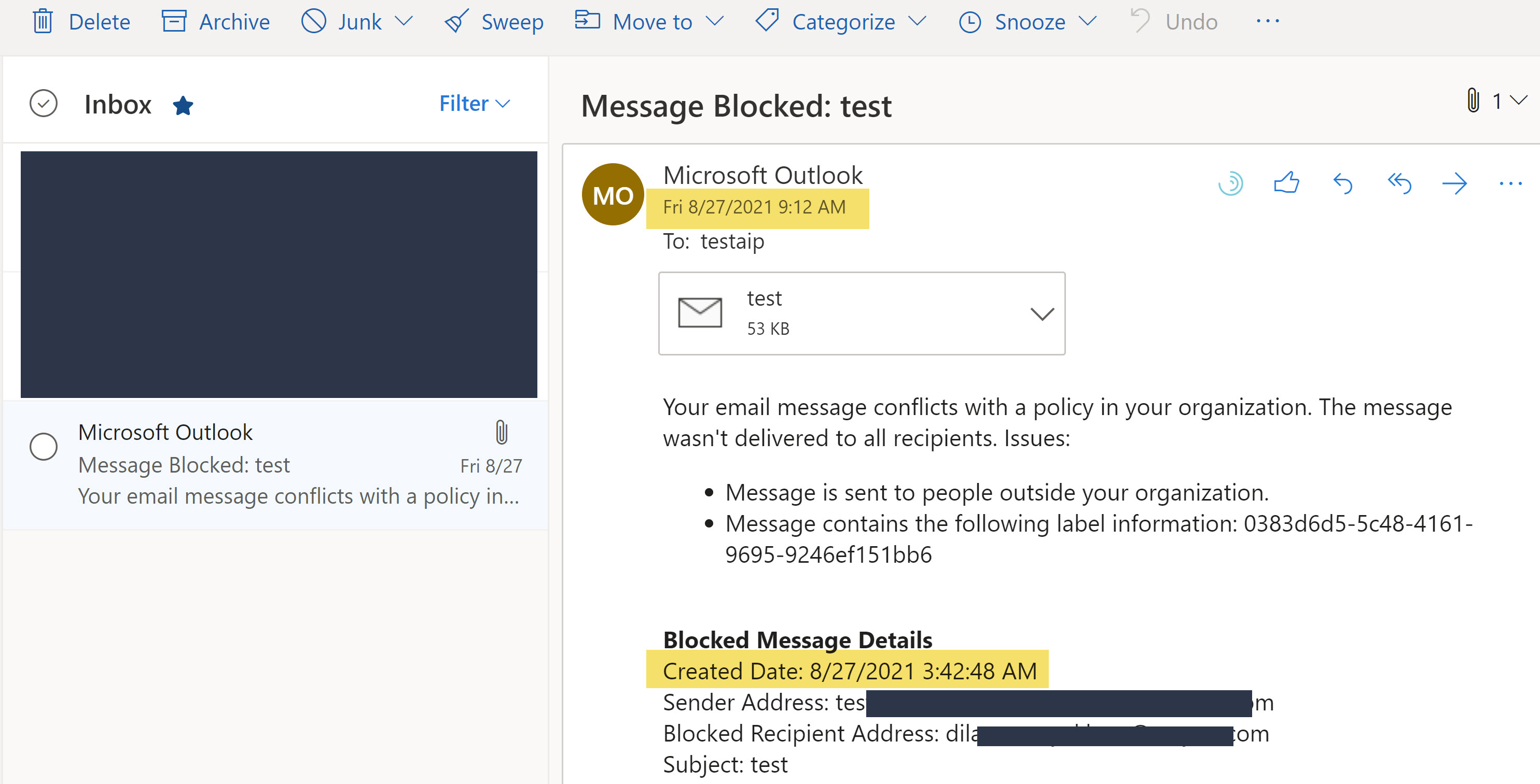 Changing DLP blocking notification time(GMT) to specific region's time ...
